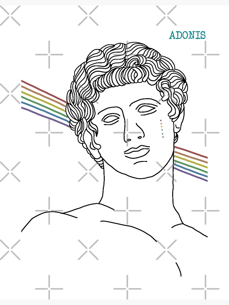 "Greek Mythology - Mortal Man Adonis" Poster for Sale by anghelapparel ...