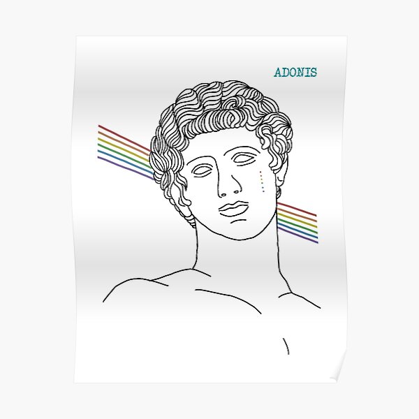 "Greek Mythology - Mortal Man Adonis" Poster for Sale by anghelapparel ...
