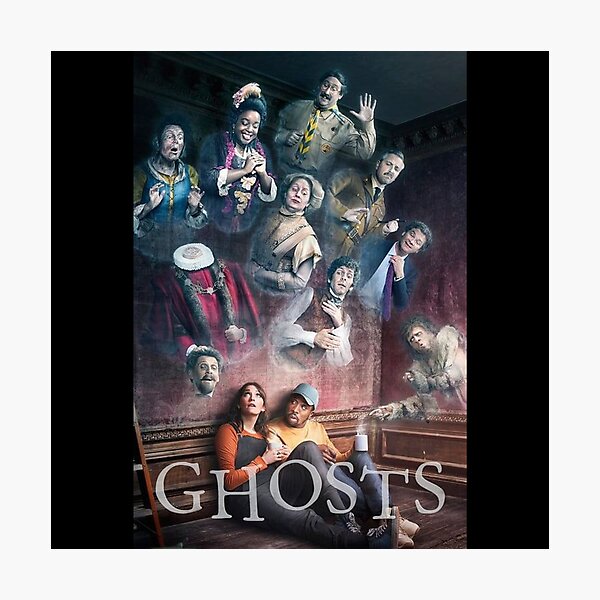 Prints Wood & Linocut Prints BBC GHOSTS Button House Lino Print A6 Art ...