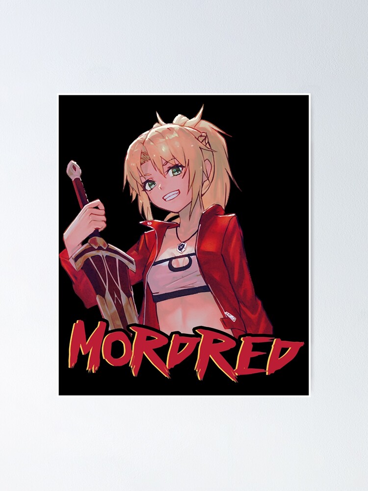 "Fate Grand Order - Mordred " Poster for Sale by bcpau19 | Redbubble