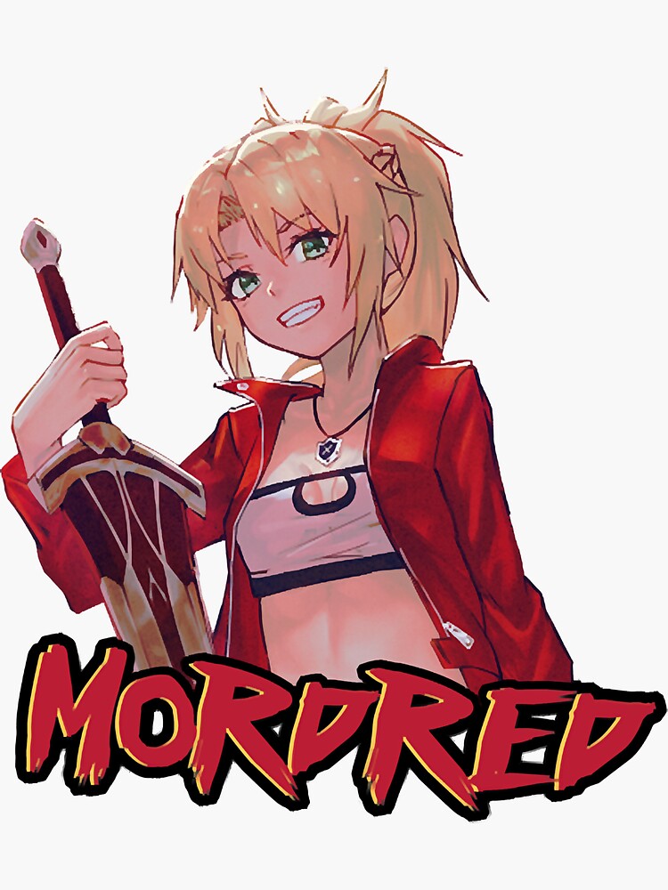 "Fate Grand Order - Mordred " Sticker for Sale by bcpau19 | Redbubble