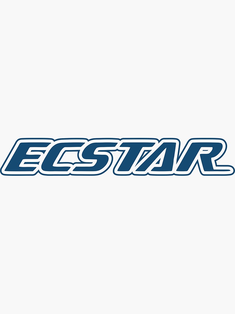 Pegatina «Logotipo de Ecstar fabuloso» de mriyan | Redbubble