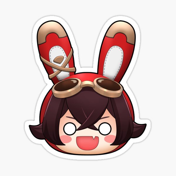 Pegatina «Genshin Impact Baron Bunny» de orcalus3103 | Redbubble