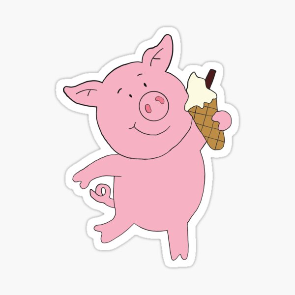 Percy Pig Stickers | Redbubble