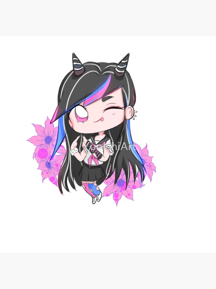 "Ibuki Mioda Chibi- Danganronpa" Sticker for Sale by YunIshiArt | Redbubble