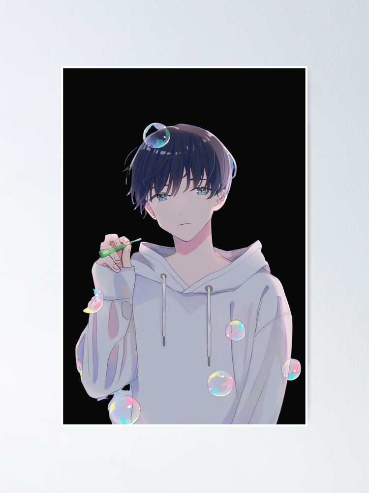 "Anime boy" Poster by NastikaV | Redbubble
