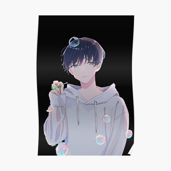 "Anime boy" Poster by NastikaV | Redbubble