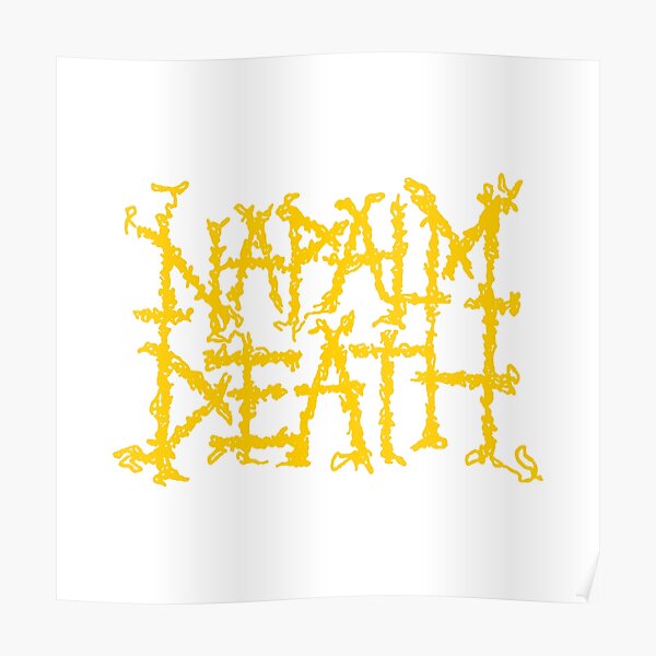 "Napalm Death New Logo" Poster by hoolingluis | Redbubble
