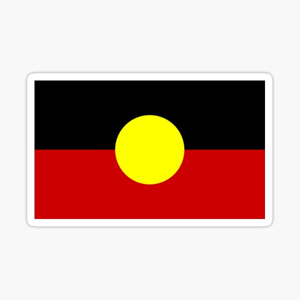 "Australian Aboriginal Flag" Sticker for Sale by Shav | Redbubble