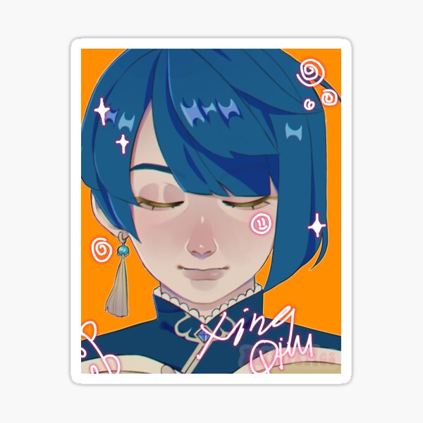 "XingQiu Genshin Impact" Sticker for Sale by Batterfries98 | Redbubble