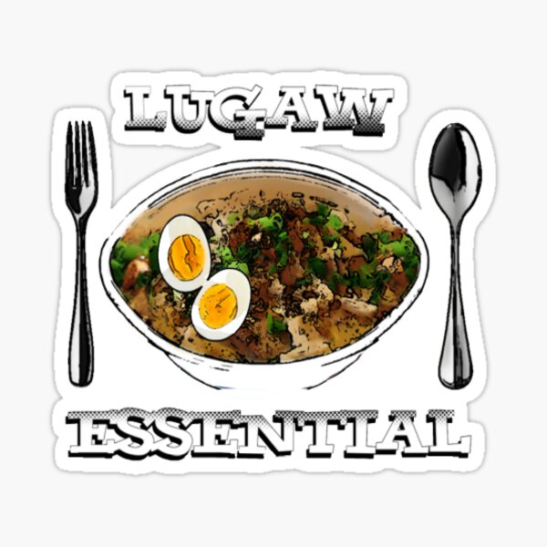 "Lugaw is Essential #RedBubble" Sticker for Sale by JaysonBangit ...