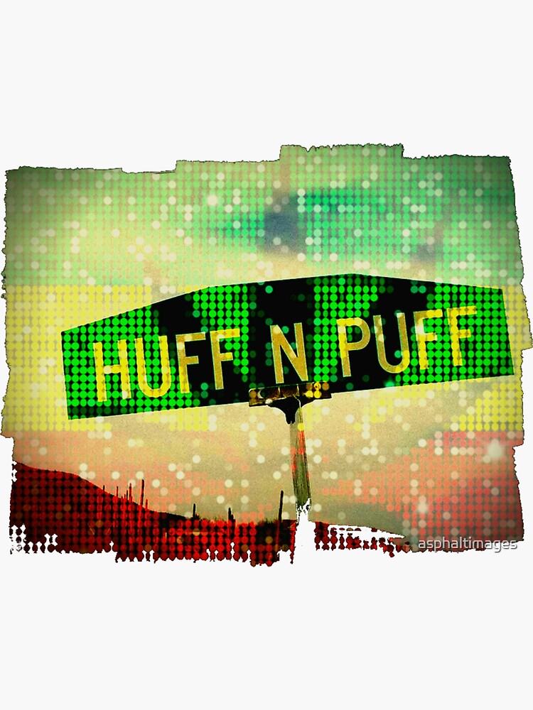"Huff N Puff" Sticker by asphaltimages | Redbubble