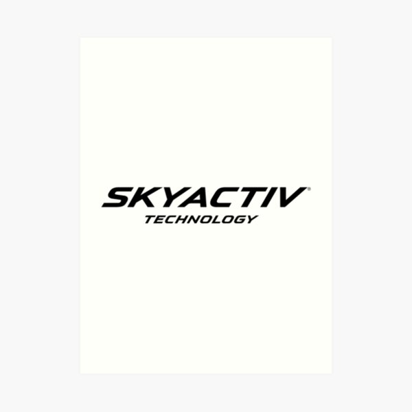"Skyactiv Technology Logo" Art Print for Sale by Brookerino | Redbubble