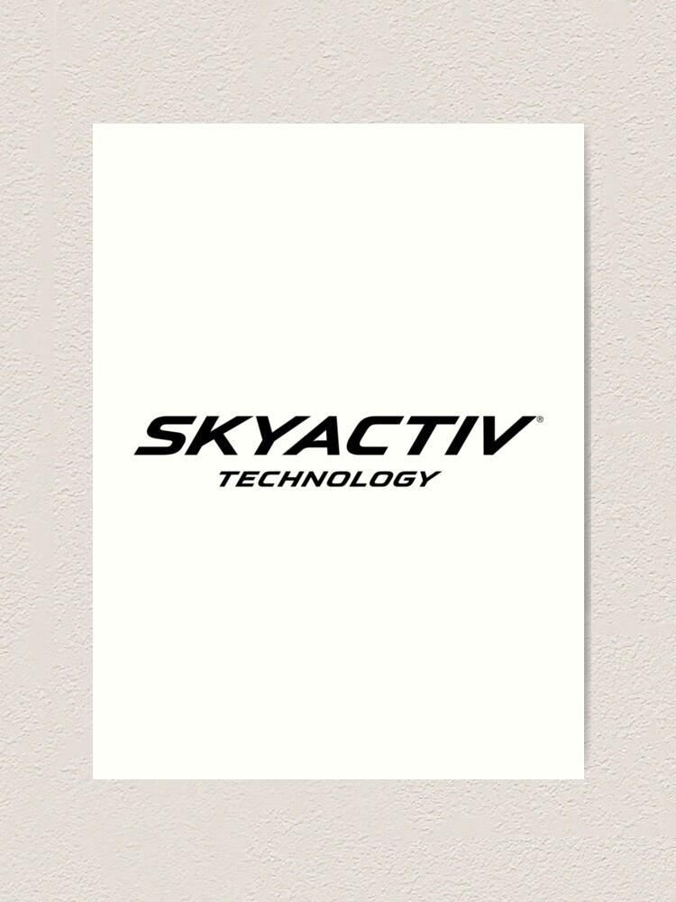 "Skyactiv Technology Logo" Art Print for Sale by Brookerino | Redbubble