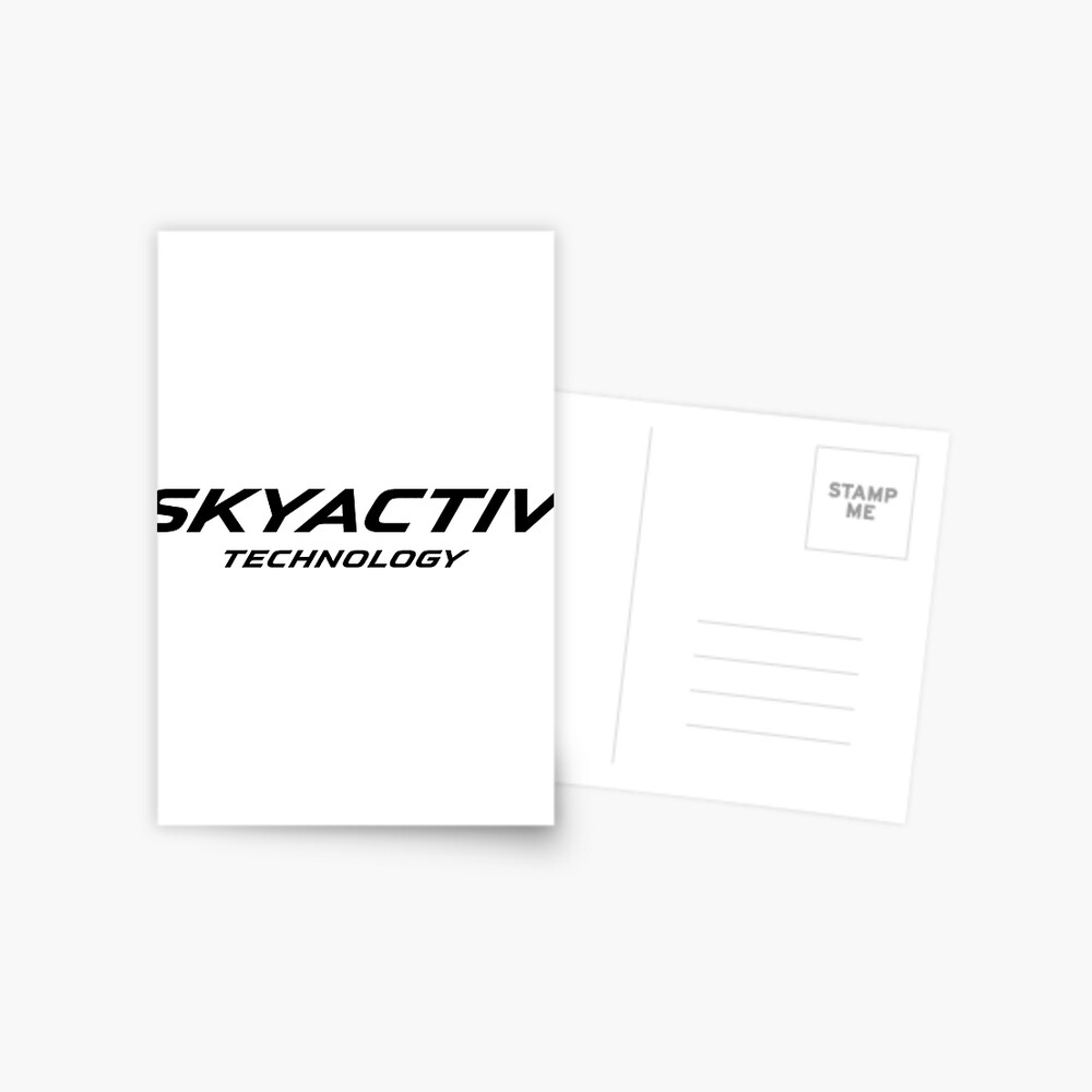 "Skyactiv Technology Logo" Postcard by Brookerino | Redbubble