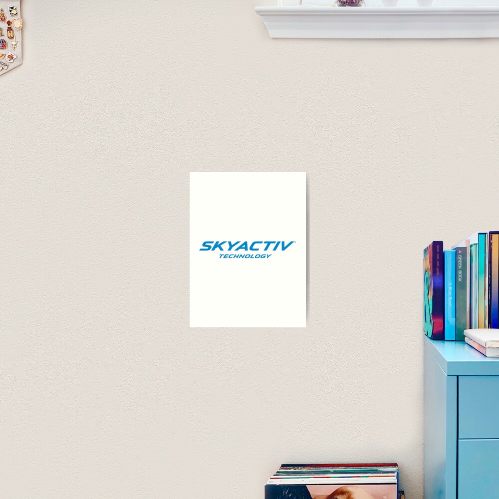 "Skyactiv Technology Logo" Art Print by Brookerino | Redbubble