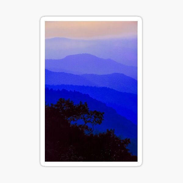 "SUNRISE, NEWFOUND GAP" Sticker by rambo121 | Redbubble