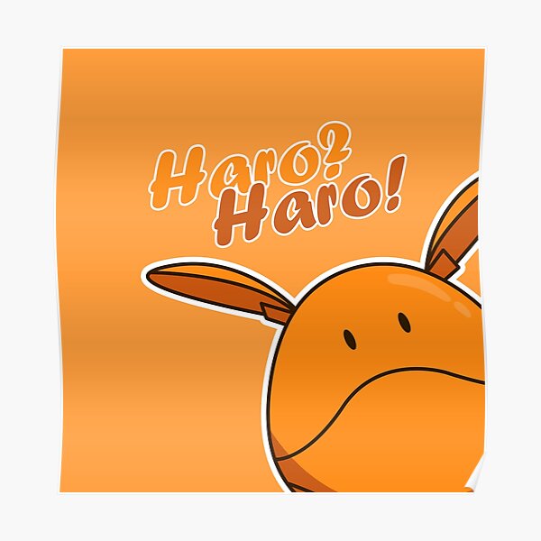 "Haro! - Gundam 00" Poster by xAmalie | Redbubble
