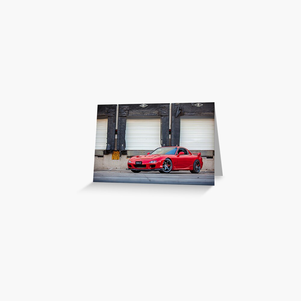 "Mazda RX7" Greeting Card by timscribbles | Redbubble