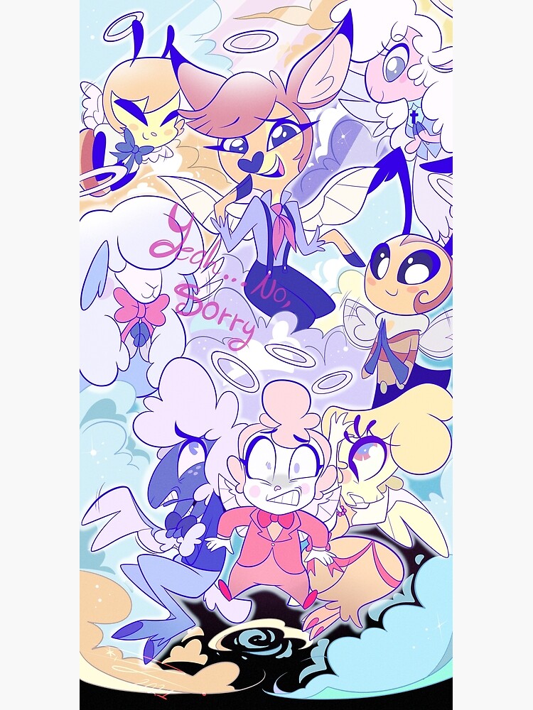 "HelluvaBoss Cherubs" Poster by Luckychan34 | Redbubble