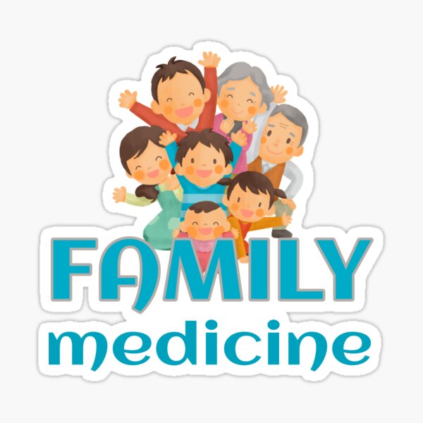 "family medicine logo. family" Sticker for Sale by doctors-apparel ...