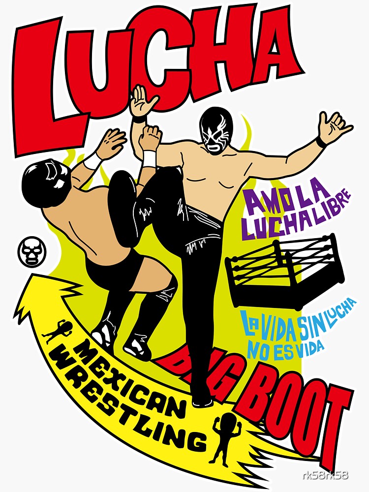 "mexican wrestling lucha libre15" Sticker for Sale by rk58rk58 | Redbubble