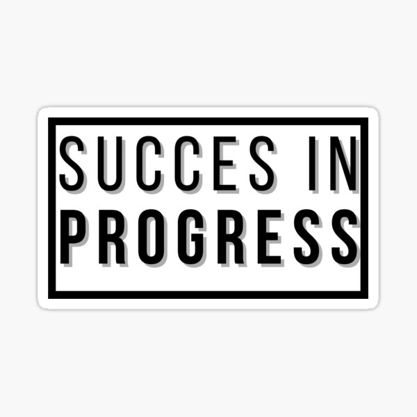 "Succes" Sticker by JobaDesign | Redbubble