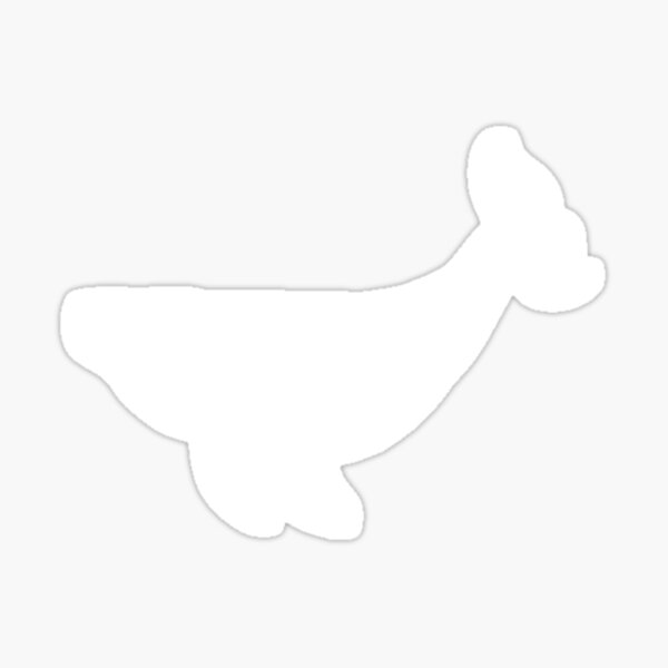 "White Whale" Sticker for Sale by liasantini | Redbubble