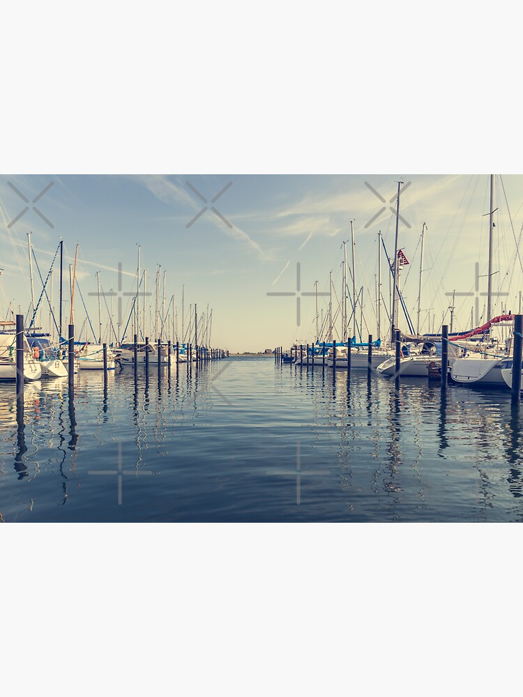 "Sailing ships in the harbor" Sticker for Sale by OE993 | Redbubble