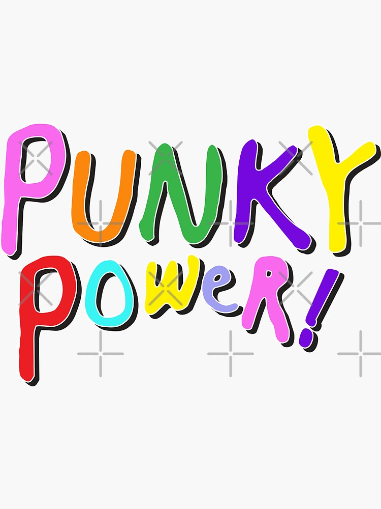 "Punky Power" Sticker for Sale by hollie13 | Redbubble