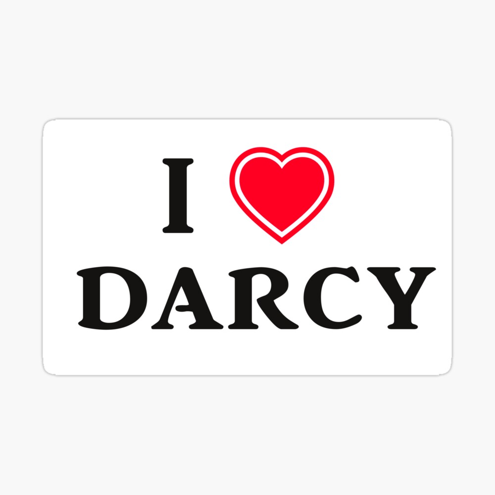 Paper Bumper Stickers I heart Darcy STICKER Stickers, Labels & Tags ...