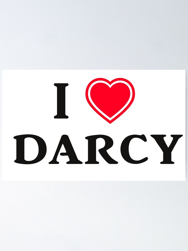Paper Bumper Stickers I heart Darcy STICKER Stickers, Labels & Tags ...