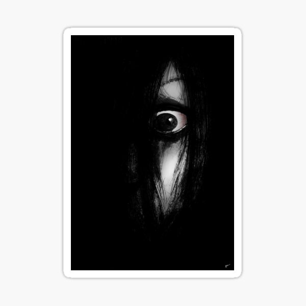"The Grudge Sketch" Sticker for Sale by SatraDesign | Redbubble