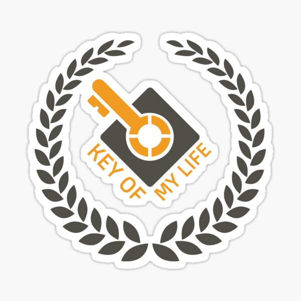 "Key Life Logo" Sticker for Sale by Rimshacute100 | Redbubble