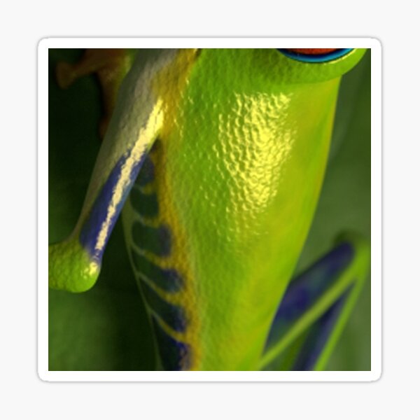 "Tree Frog Textured Skin Modern Aesthetic " Sticker for Sale by ...