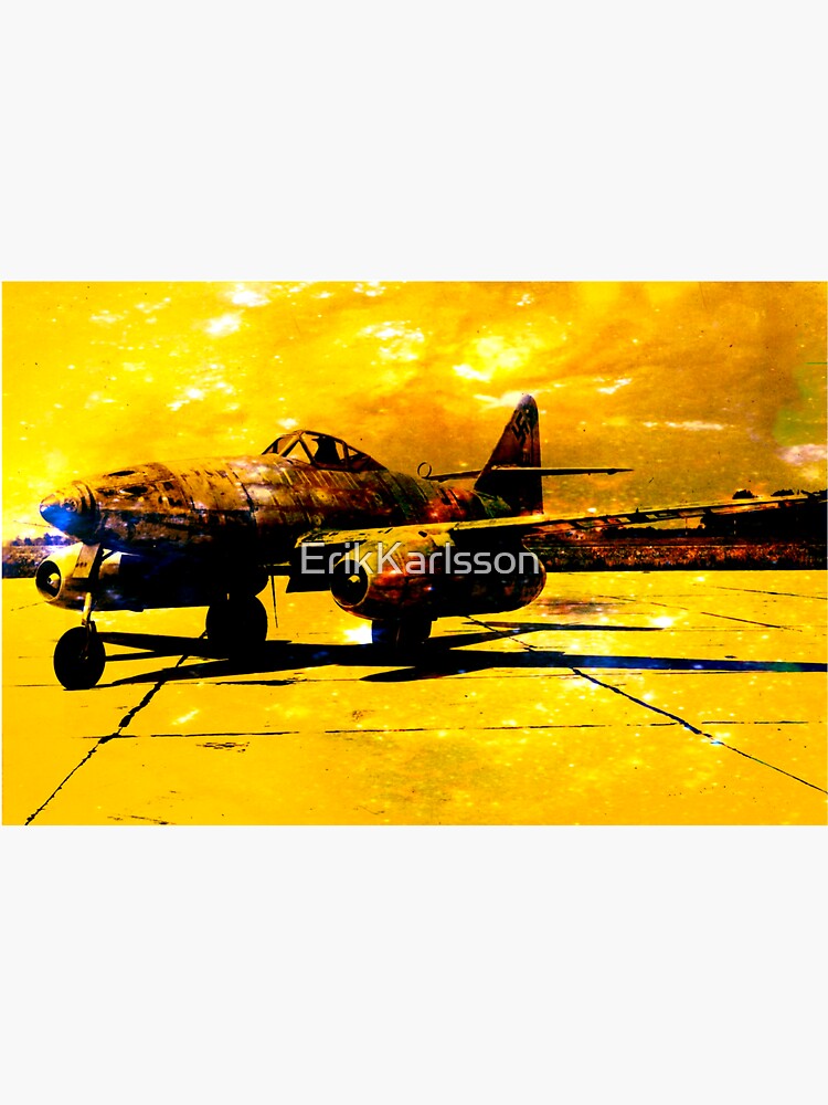 "MESSERSCHMITT ME 262 JET FIGHTER AIRCRAFT WWII T-SHIRT STICKERS ...