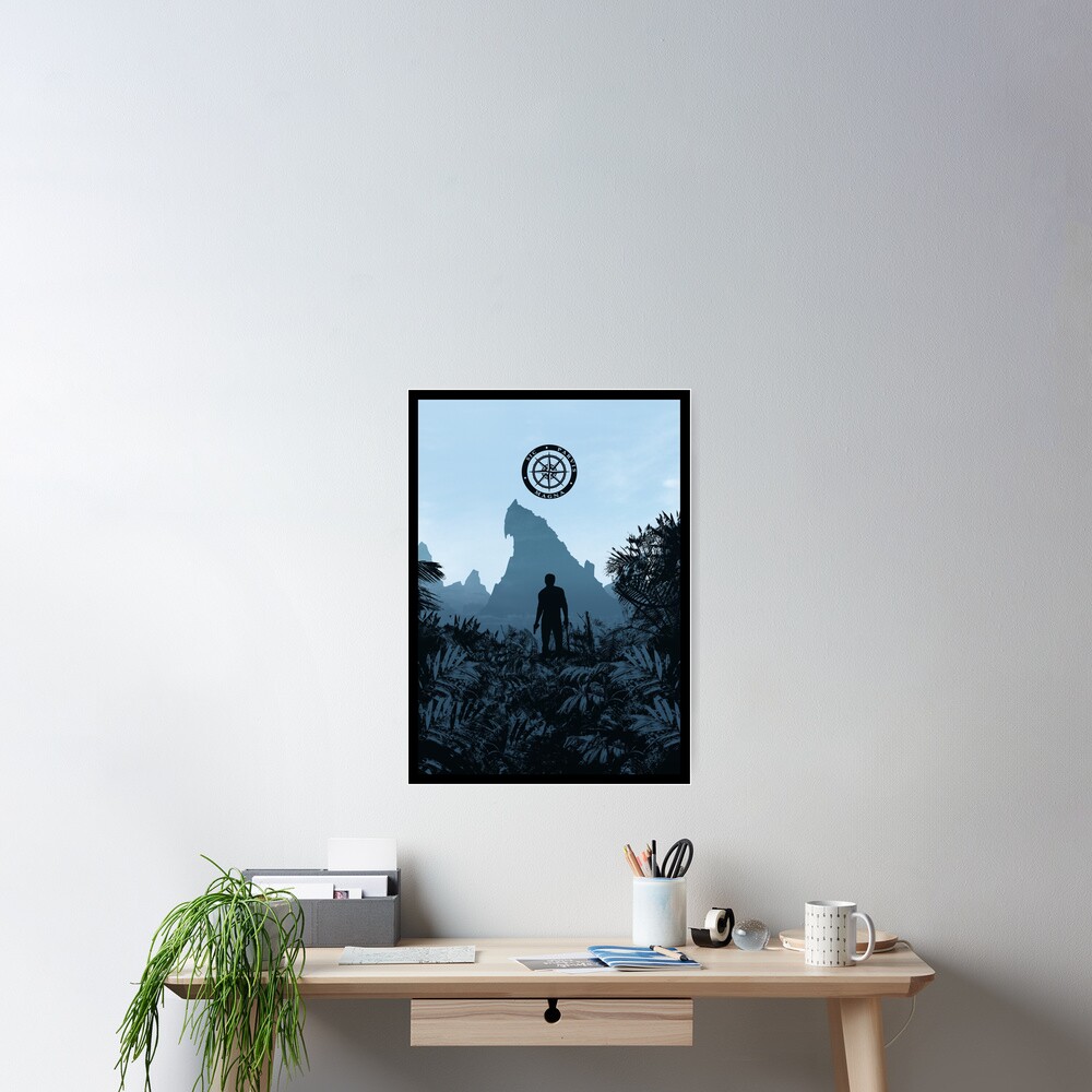 "Uncharted 4 Nathan Drake" Poster by CalRay | Redbubble