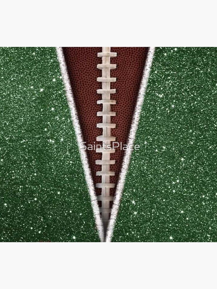 "Glitter Football " Sticker for Sale by SaintsPlace | Redbubble