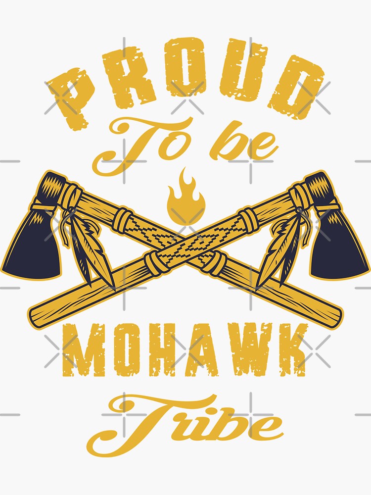 "Native American - Proud To Be Mohawk tribe" Sticker for Sale by ...