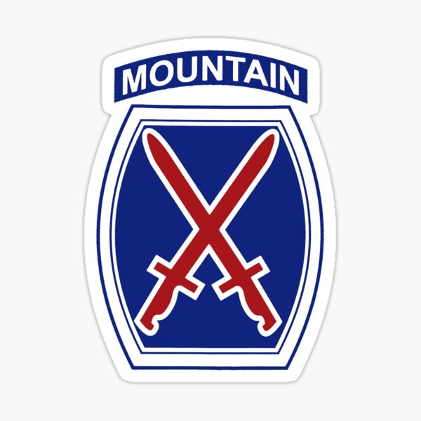 10th Mountain Division Stickers | Redbubble