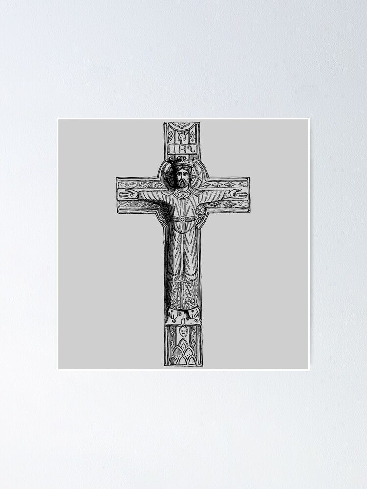 "Classic Cross" Poster for Sale by Pizza-Party-Sup | Redbubble