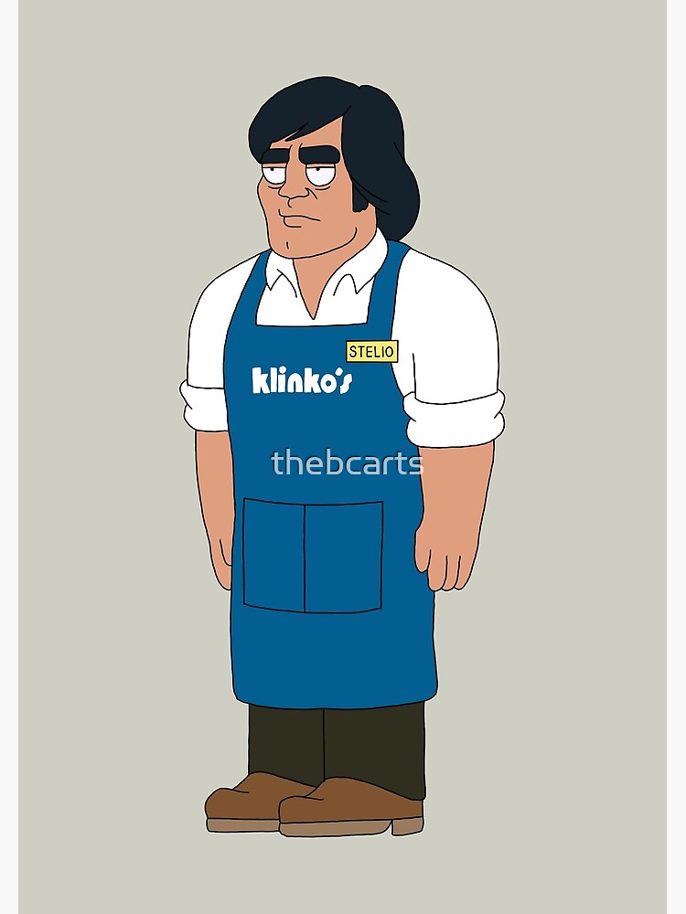 "American Dad Stelio Kontos" Poster for Sale by thebcarts | Redbubble
