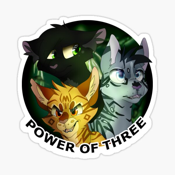 "Power of Three" Sticker for Sale by Tigerparadise | Redbubble