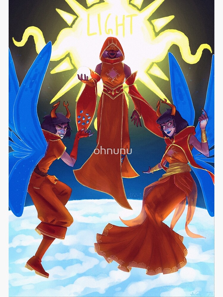 "Homestuck Heroes of Light" Poster by ohnunu | Redbubble