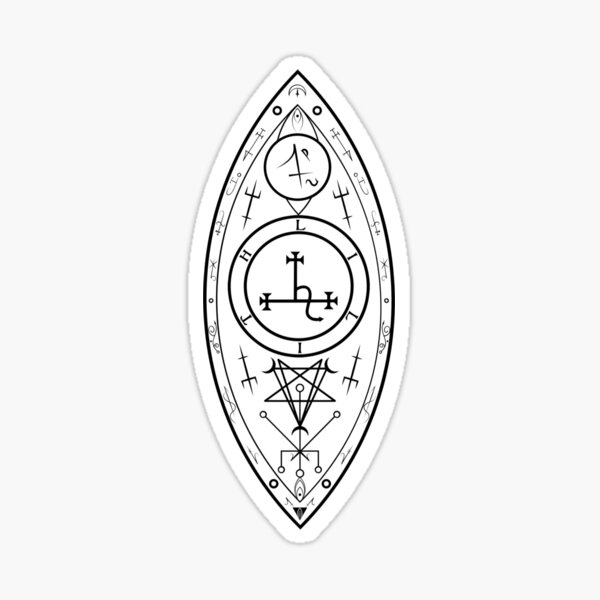 "Grand Seal of Lilith" Sticker for Sale by DotorEaon | Redbubble