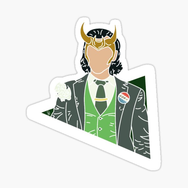 "Loki" Sticker by ShesADay | Redbubble