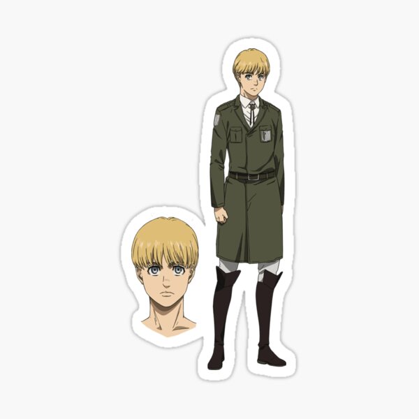 "Armin Arlert Sticker Pack" Sticker by astrocaroline | Redbubble