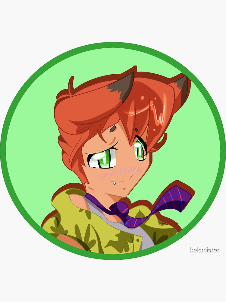 "Nick Wilde Human" Sticker for Sale by kelsmister | Redbubble