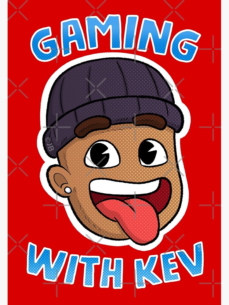 "Kev Face Cartoon" Poster for Sale by FunnehGacha | Redbubble