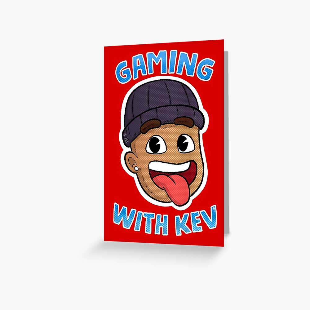 "Kev Face Cartoon" Greeting Card for Sale by FunnehGacha | Redbubble
